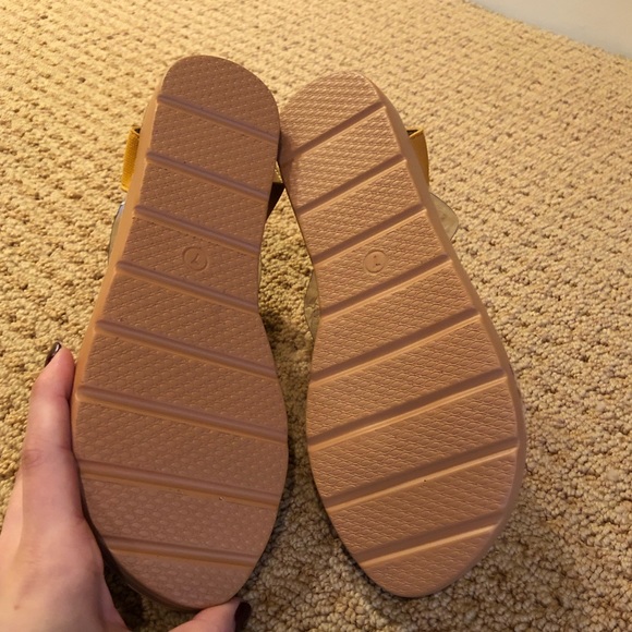 Shoes | Elastic Strap Sandals Sandyorange Color Brand | Poshmark